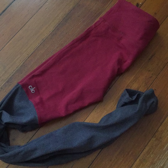 ALO Yoga | Pants & Jumpsuits | Alo Goddess Leggings Red Velvet | Poshmark